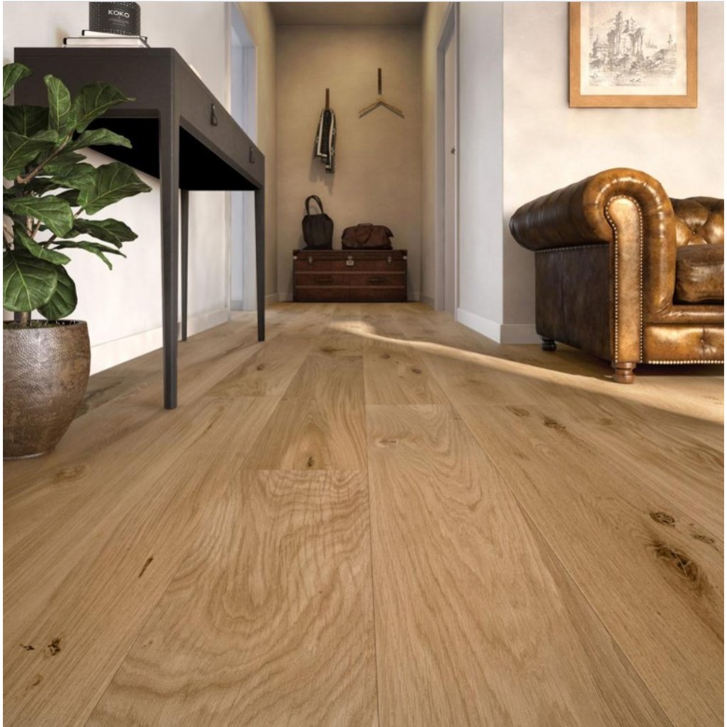 Pasta Classic Oak Engineered Wood Flooring 18mm x 125mm Brushed Oiled