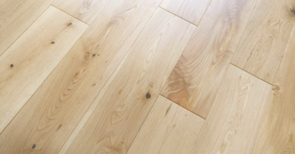 Natural Prime Oak Solid Wood Flooring 18mm x 150mm Brushed Oiled